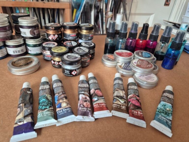 How to make your own Mixed Media Supplies - Unique Creations By Anita