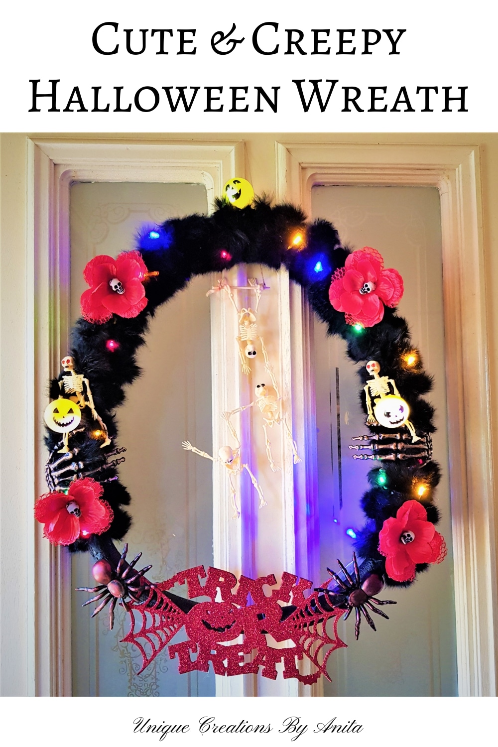 Halloween Wreath - Unique Creations By Anita