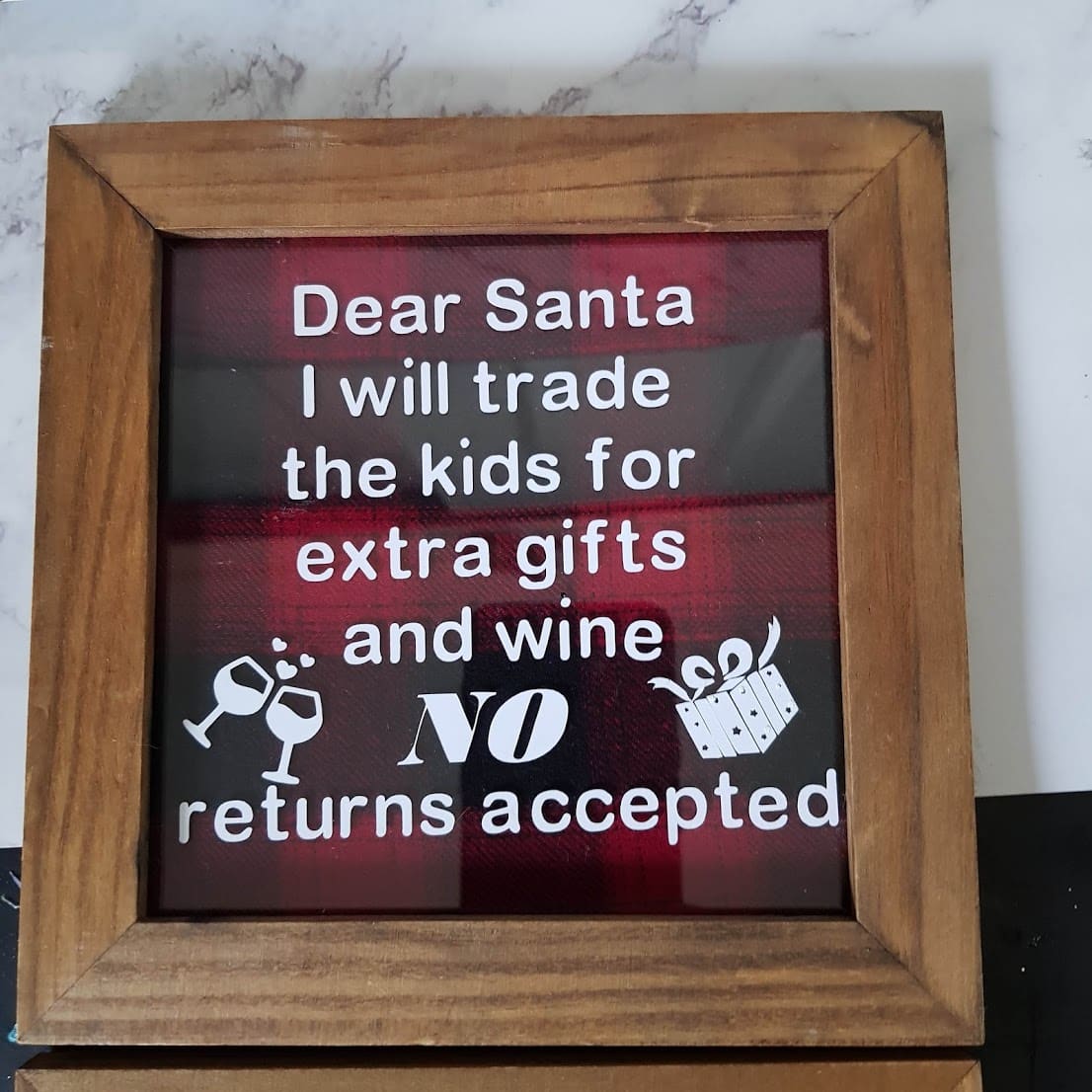 Framed Christmas Signs - Unique Creations By Anita