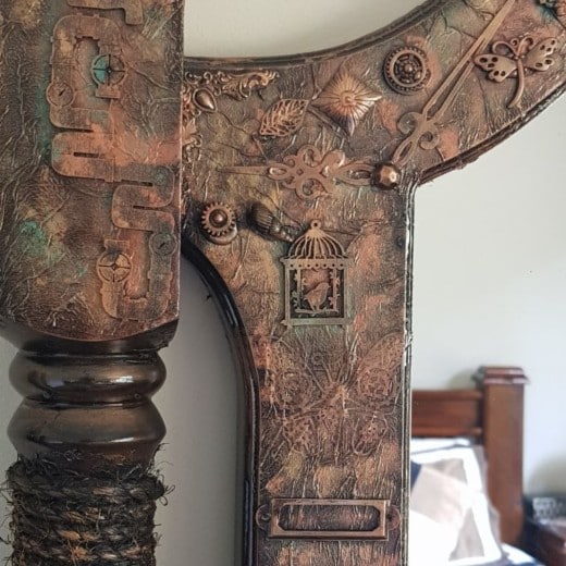 Mixed Media Mirror Makeover - Unique Creations By Anita