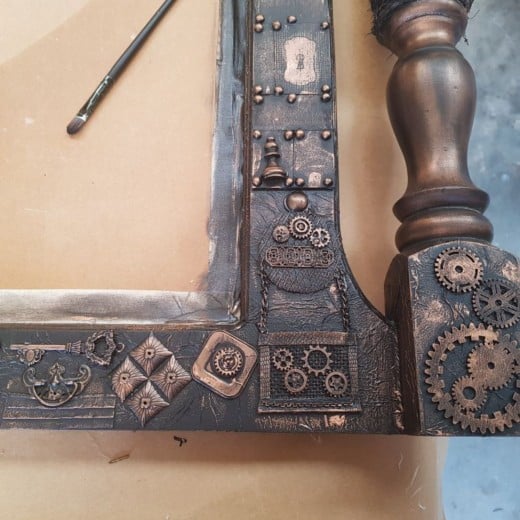 Mixed Media Mirror Makeover - Unique Creations By Anita