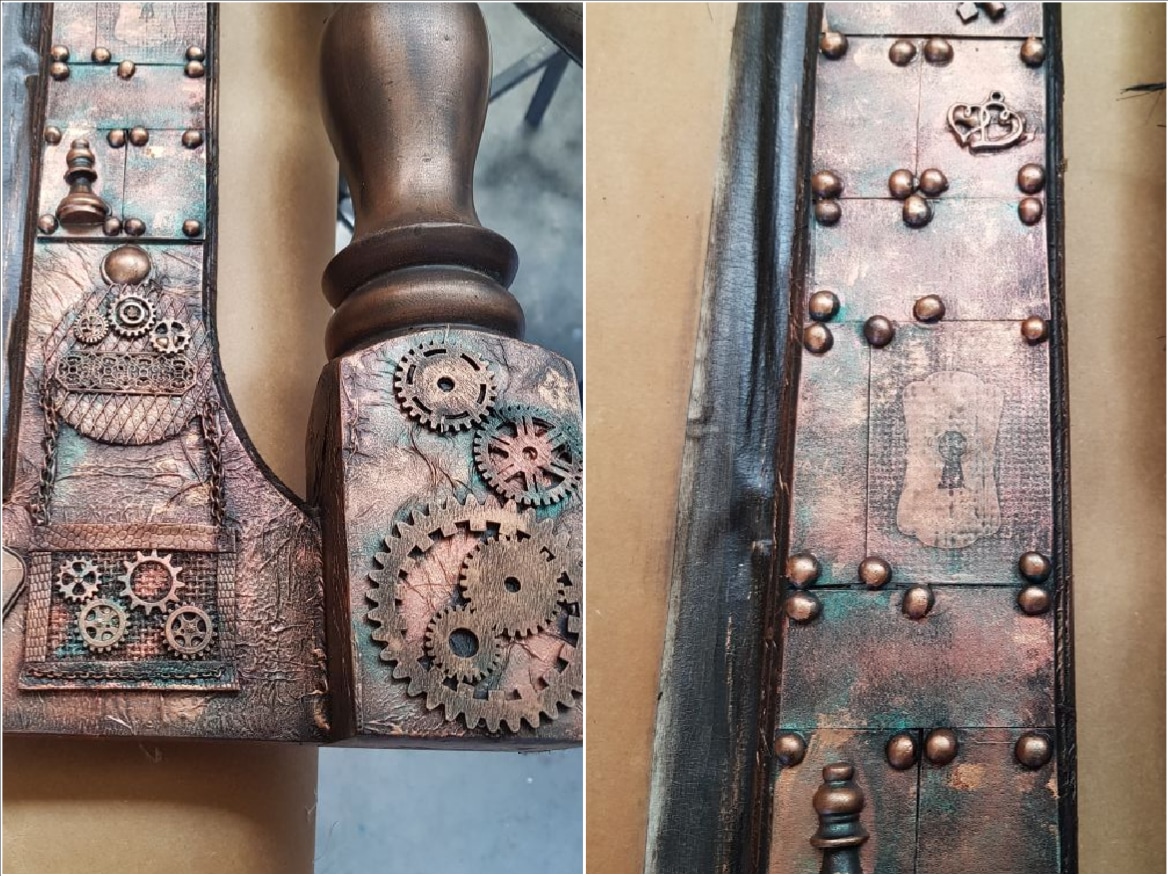 Mixed Media Mirror Makeover - Unique Creations By Anita