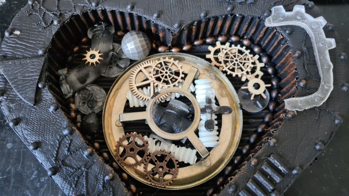 3D Steampunk Heart - Unique Creations By Anita