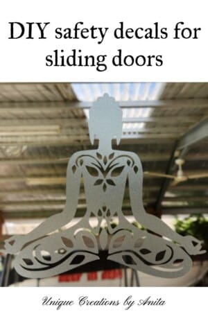 DIY Sliding door safety decals - Unique Creations By Anita