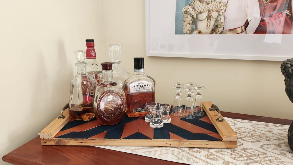 Wooden Barn Quilt Tray - Unique Creations By Anita