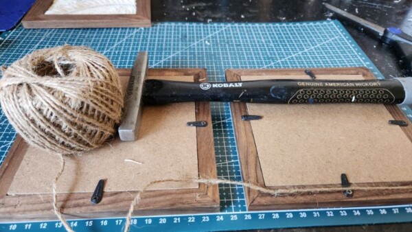 How to make simple rope wall art - Unique Creations By Anita