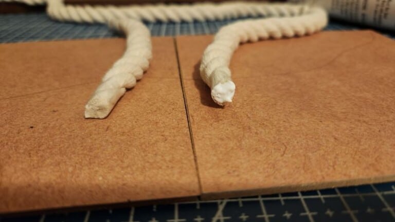 How to make simple rope wall art - Unique Creations By Anita