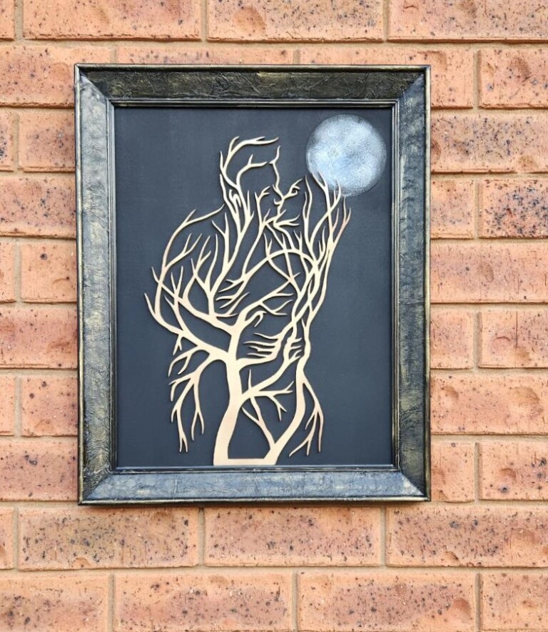 Laser Cut silhouette wall art - Unique Creations By Anita