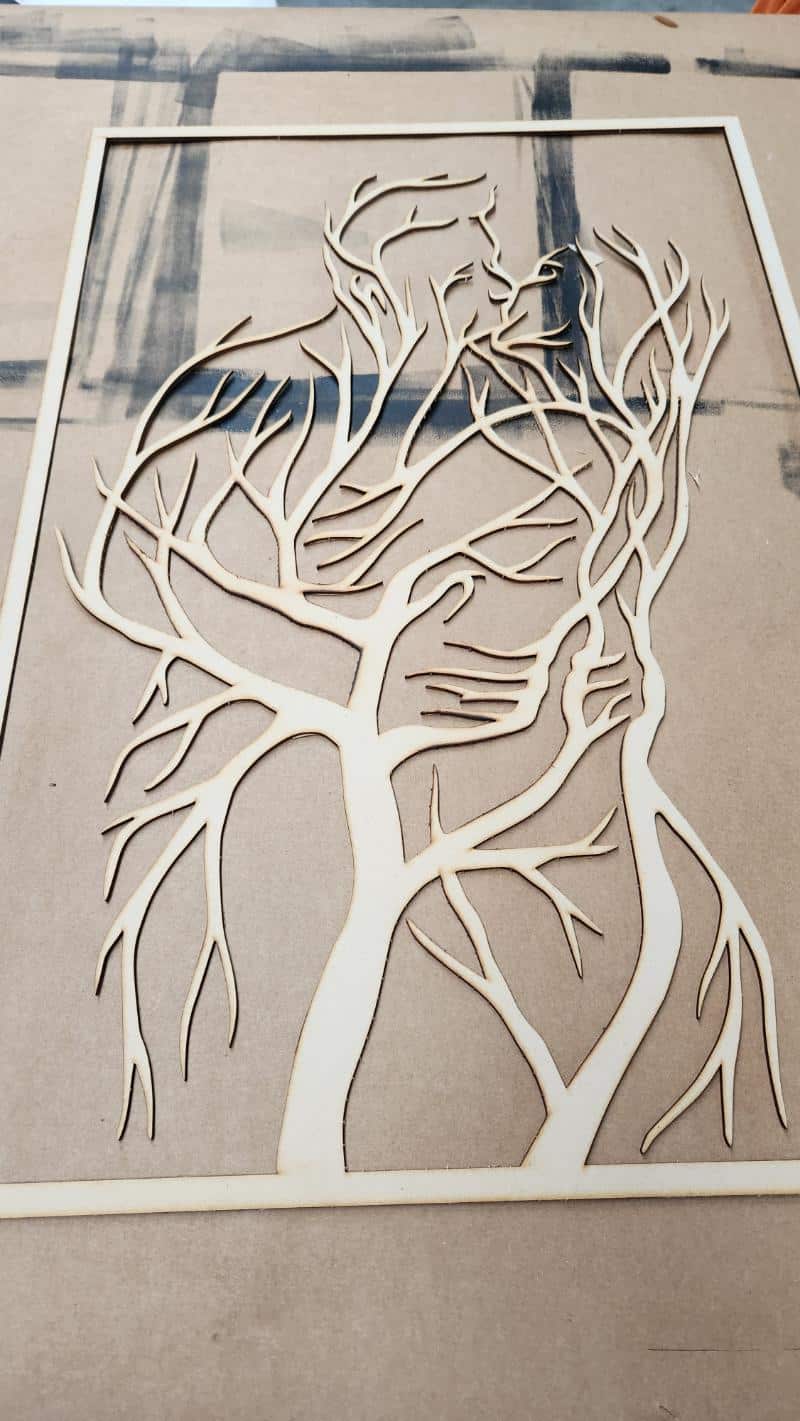 Laser Cut silhouette wall art - Unique Creations By Anita