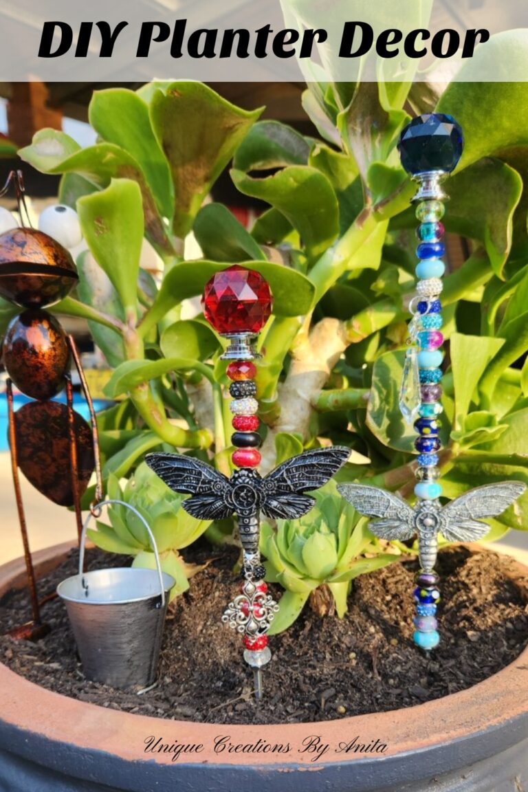 Beaded Garden Stakes - Unique Creations By Anita